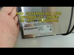 China AUO G121EAN01.401 12.1" 1280x800 LCD Panel with Operating Temperature of -30 to 85 ℃ for sale