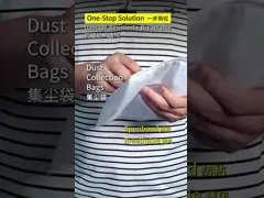 China Robot Vacuums Dust Collection BagUse Nonwoven Bringing Cleaner Air for sale