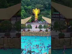 China Outdoor Playground Slide Aquatic Equipment Fiberglass Slide Big Water Slide for Sale for sale