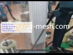 Customized Width Knitted Wire Mesh Galvanized Or Painting As Client Require Woven