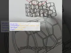 Stainless Steel Hollow Support; Laser Cutting