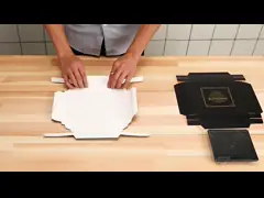 China Custom Chocolate Gift Box Inner Tray With UV & Hot Stamping Folding Paper Box for sale