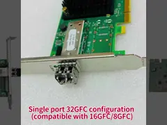 Scheda HBA Fibre Channel PCIe 4.0 da 32GFC a porta singola XE601 Emulex LPe35000 M2