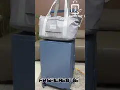 20/24 Inch Aluminum Suitcase with 360° Wheels and Adjustable Trolley Bar