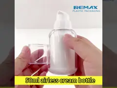 China 50ml Double-Layer Skincare Vacuum Bottle – Airless Pump for Serum, Lotion & Cream, Empty Cosmetic Container for sale