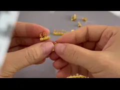 China 5x8mm Metal Alloy Price Tag Cubes for Jewelry Display and Retail Stores for sale