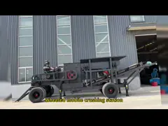 Wheeled mobile crushing station5