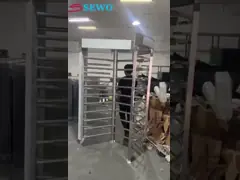 China Bi-Directional Full Height Turnstile Gates Turn Style Gate Security Doors for sale