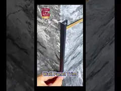 China Aluminum Panel Corner Trim Wall Panel Trim Molding For Wood Paneling for sale
