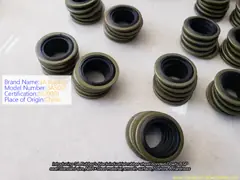 China Industrial Rubber Sheet and Dowty Seal with Bonded BSP Seal in Black Color for Industrial Grade Applications for sale