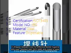 Y-Shaped Needle Tools for Effective Dental Hygiene and Care
