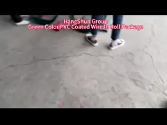 Bwg 8 - el Pvc del color verde del alambre de atascamiento del metal 35 Q195 cubrió