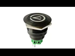 Interruttore a pulsante metallico M30