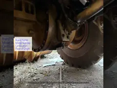 Second Hand Front Loader Real Caterpillar Cat966h Wheel Loader Payloader