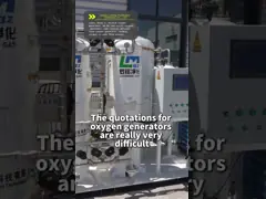 Hospital Oxygen Generator Equipment Support Critical Care Needs with Pure Oxygen Output