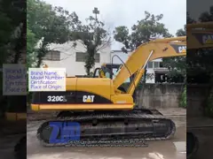 China High Quality Used for Cat 320CL Excavator Light 8 Ton Heavy 20 Ton Operating Weights Isuzu Engine KYB Hydraulic Located Shanghai for sale