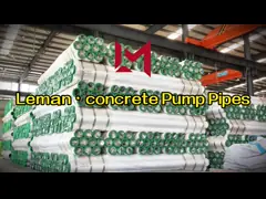 DN125 Concrete Pump Pipe ST52 Flange Connection 1 Year Warranty