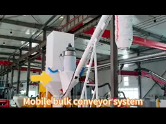 China Portable Customized Stainless Steel Cement Screw Conveyor for Truck Unloading for sale
