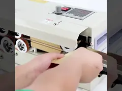 FR-550 열 밀봉기 작동 용이 분위기 밴드 연속 실러