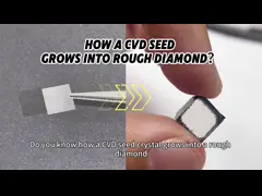 Dia 2.5 X 3 mm CVD incolore cilindro di diamante di grado ottico superiore e inferiore lucidato