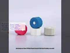 TPE Soft Touch 40mm Diameter Center Dispensing Cap Cosmetic Lotion Twist Cap