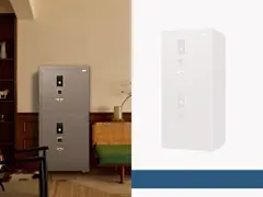 China Solid Steel Large Jewelry Safe Box Luxury Watch Winder Safe With Jewelry Drawer for sale