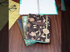 Spiral Binding and 300gsm Cover Weight Custom Journal Notebook for Business Professionals