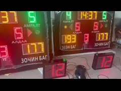 Bright Red Color Mini Cricket Scoreboard With 12 Inch Digitits For Outside Usage