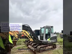 Factory Price Used Zoomlion Ze60e-10 6ton Used Mini Digger Original Excavator Spare Parts Small Crawler Excavator Best Price