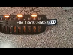 high quality abs car grille factory plastic front grille with led for ford ranger 2022
