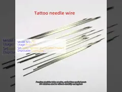 China 304 Stainless Steel Tattoo Needles 0.30mm-0.40mm for Permanent Makeup with ISO 13485 Certification for sale