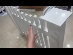 China Low Installation Threshold PVC Picket Fence Attractive 8FT Wide Vinyl Fence Planks for sale