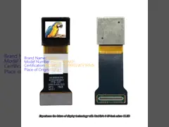 0.5 pulgadas de pantalla micro OLED 1600x1200 Resolución MIPI Interfaz 1000C/D Módulo micro OLED