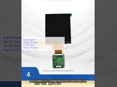 Τυποποιημένη Μικρή Πλακέτα QSPI | 4.0 ιντσών 480×480 500nits Διπλή Διασύνδεση QSPI/SPI, Ειδική για Βιομηχανικό Έλεγχο / Φορητές Συσκευές, Δεν Απαιτείται Προσαρμογή, Άμεση Προσαρμογή Σύνδεσης