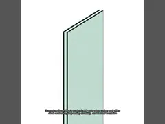Customizable Color Glass Curtain Wall with Long-lasting Durability and Panel Thickness of 1.4-3.0mm