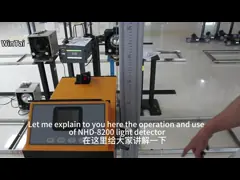 China Automatic Calibrate Headlight Tester Electric Type Automotive Headlight Testing Machine NHD-8200 for sale