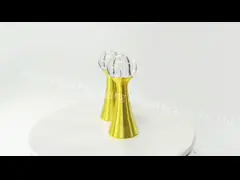 China Luxury Perfume Bottle Cap with Crystal Ball Top - Gold Metal Base, 1000pcs MOQ, Customizable Design for sale