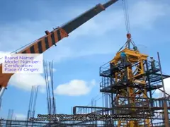 Hot Sale The Second USD Zoomlion Construction Flat-Top Tower Crane 7025 12mt with CE