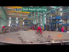 China Spinning Process Or Pressing Processing Method Carbon Steel Dished Heads with Stamping Technology for sale