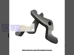 ISO Custom Machined Metal Parts CNC Steel Parts Anodizing Finishing