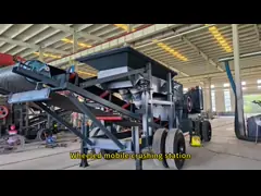 Wheeled mobile crushing station4