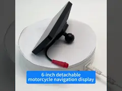 6 inch motorcycle carplay navigation screen 1080P high-definition lens waterproof motorcycle parking monitoring tire pressure detection recorder
