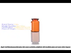 Pharmaceutical Glass Injection Bottle 1ml - 50ml Glass Vials With Rubber Stopper And Cap