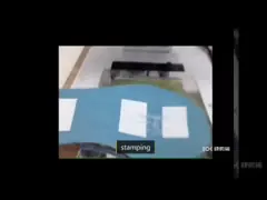 Hot Foil Stamping Machine Automatic Roll Paper Pneumatic Hot Stamping Machine Leather Embossing Logo Indentation Business Card Gift Box Plastic Wood Brande