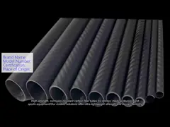China High Strength Corrosion Resistant Carbon Fiber Tubes : Custom Solutions For Drones , Medical Devices & High-End Sports Equipment for sale