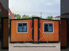 700mm Prefab Folding House with Fireproof Steel Structure