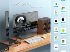 1Ch 1080P Bidi DVI + 1Ch Bidi RS232 + 1Ch Bidi Stereo Audio  + GPIO over Fiber Extender