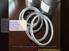 China White PU or Black NBR Silicone Rubber Washers with Customized Size and Corrosion Resistance for sale