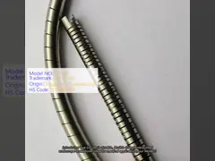 Durable Flexible Endoscope Snakebone for Medical Applications in 304 Stainless Steel