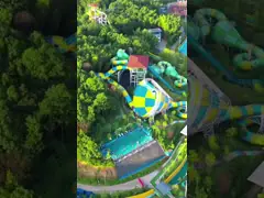 China Curved Short Track Slide Suitable for Children's Educational Entertainment Amusement Equipment Outdoor Parks Water Playground for sale